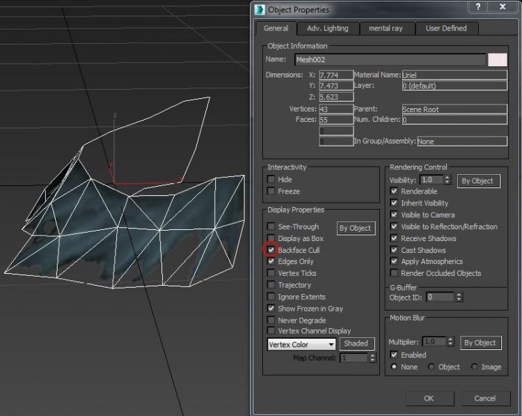3dsmax – Backface cull | coeleveld.com