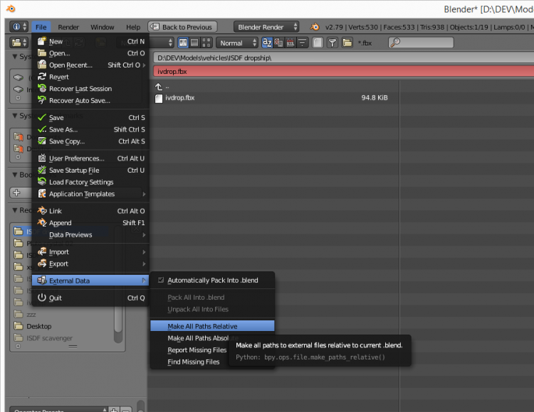 Blender textures and materials + FBX export for Unity | coeleveld.com