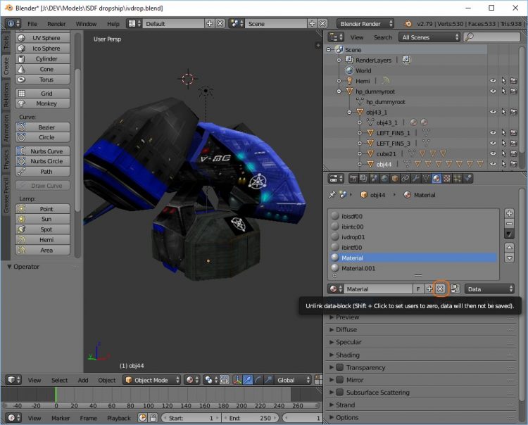 Blender textures and materials + FBX export for Unity | coeleveld.com