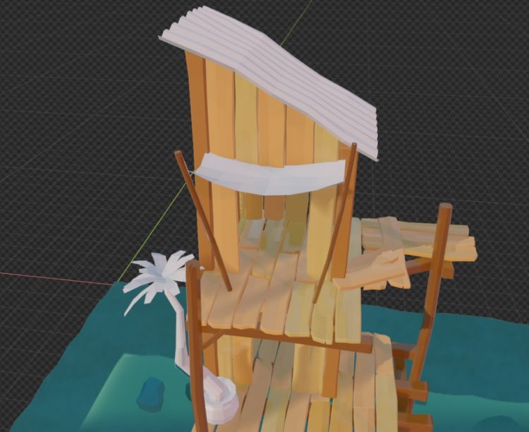 Create a low poly sea shack | coeleveld.com