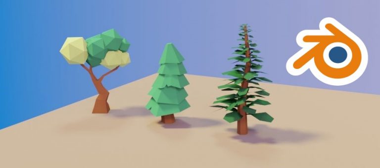 Blender low poly trees | coeleveld.com
