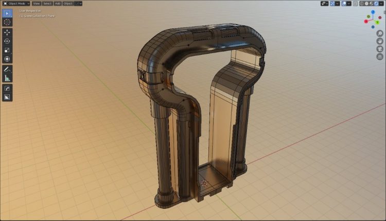 Blender portal gate V1 (2.82) | coeleveld.com